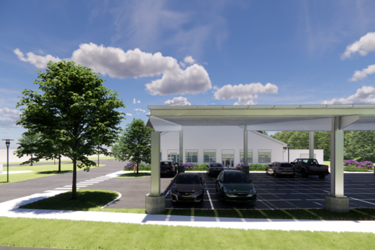 Solar Canopy Renderings | Williamsburg MA